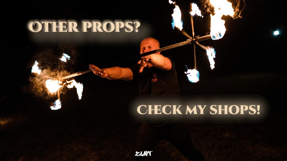 Electric LED & Pyro Staff – Performance & Flow Arts Prop for Dance ...