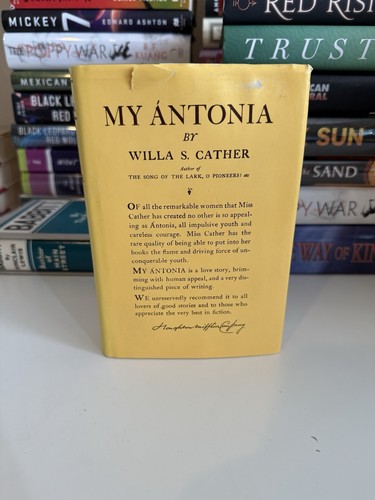 My Antonia by Willa S. Cather - First Edition Library HC | eBay