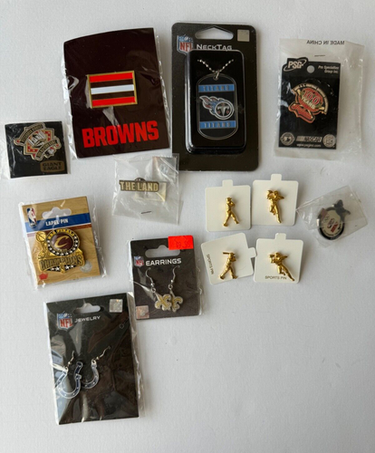 Lot Of New In Packages Sports Pins/Buttons ~ MLB, NFL & More. (MYML) | eBay