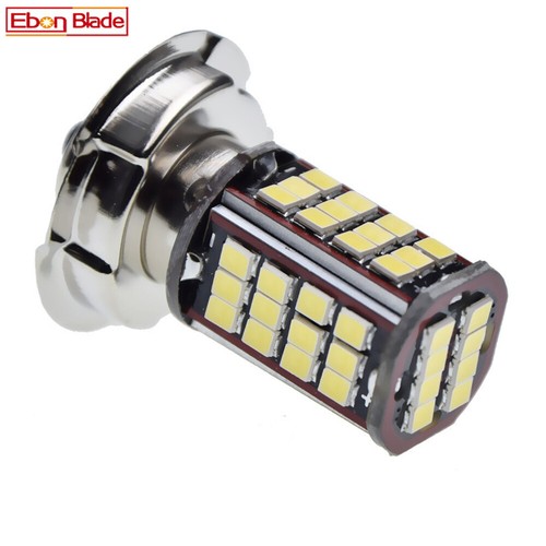 1Pc 6V 6 Volt DC White P26S S3 LED Motorcycle Scooter Moped Headlight ...