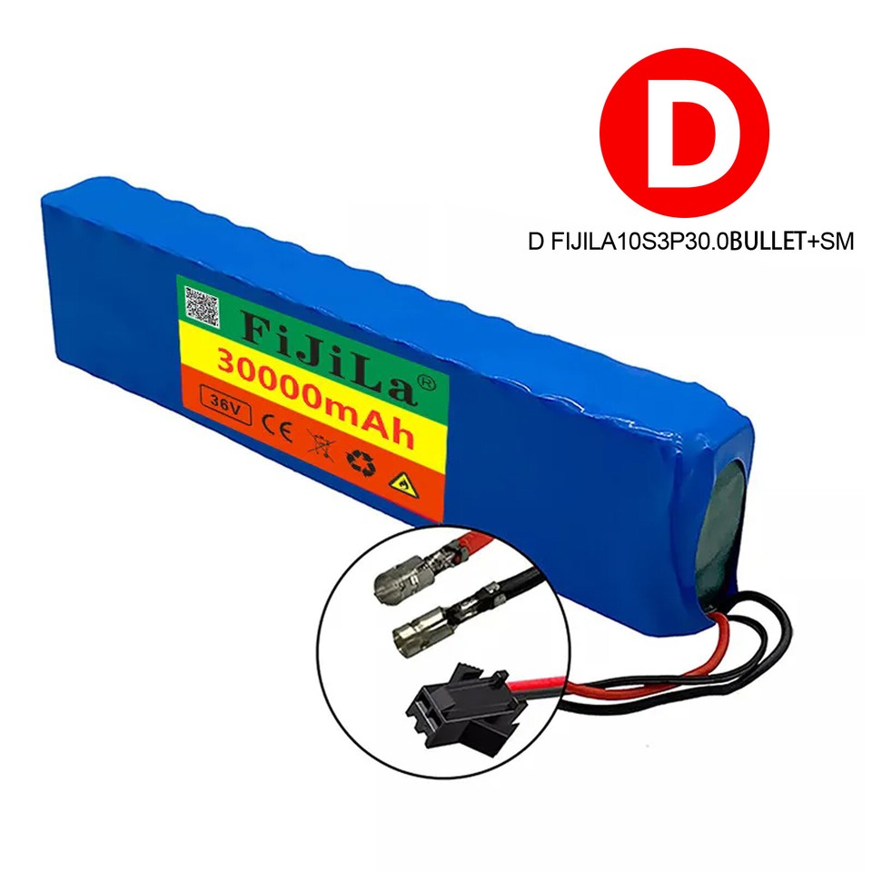 30Ah 36V 10S3P Li-Ion Battery Multi Plug Pack 500W 350W For Motorcycle ...