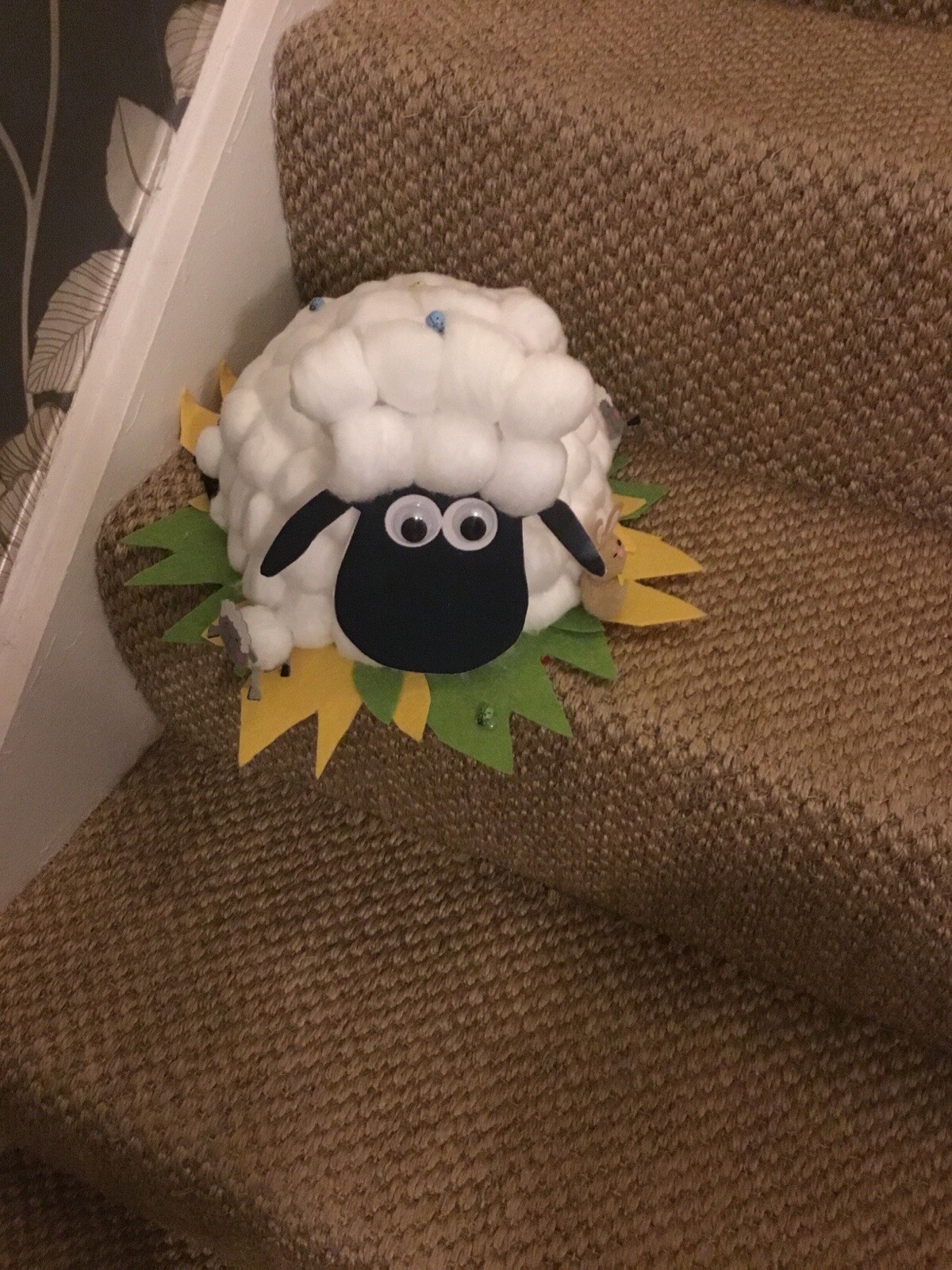 Saun The Sheep Easter Hat Bonnet Hand Made, ready made | eBay UK