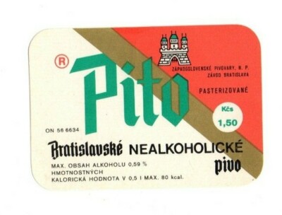 Slovakia - Vintage Beer Label - Zapadoslovenske Pivovary, Bratislava ...