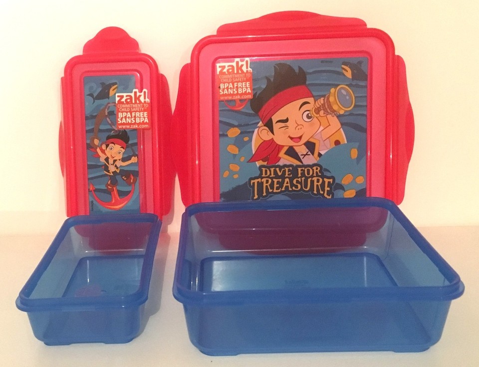 Jake and The Neverland Pirates Sandwich and Snack Lunch Box | eBay