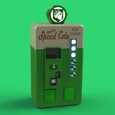Unpainted 3D Printed Speed Cola Zombie Perk Machine | eBay