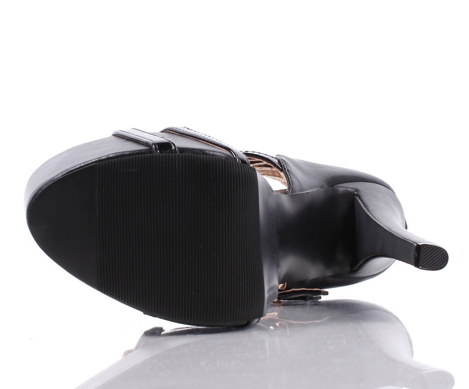 3 Color New Sexy Back Zip Strappy Stilettos Platform Womens High Heels ...