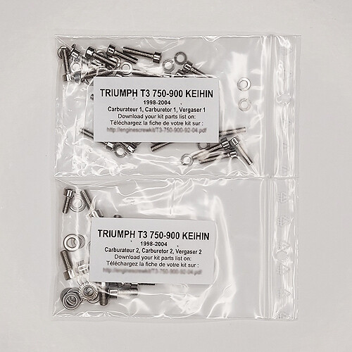1998 Triumph T3 900 Sprint Allen Stainless Steel Screw Kit No. 1 ...