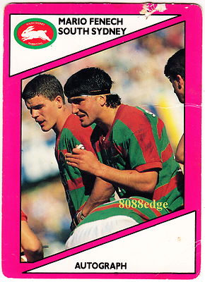 1988 SCANLENS RUGBY LEAGUE #29: MARIO FENECH - SOUTH SYDNEY RABBITOHS ...