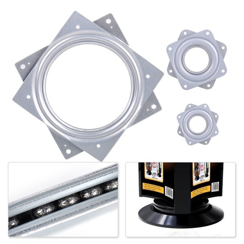 Metal Square Bearing Rotating Swivel Turntable Plate Desk Table Display ...