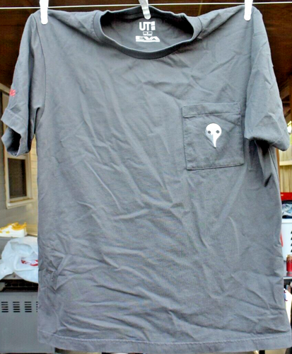 Uniqlo UT x Eva-01 T-Shirt Men's Small Gray Neon Genesis Evangelion ...