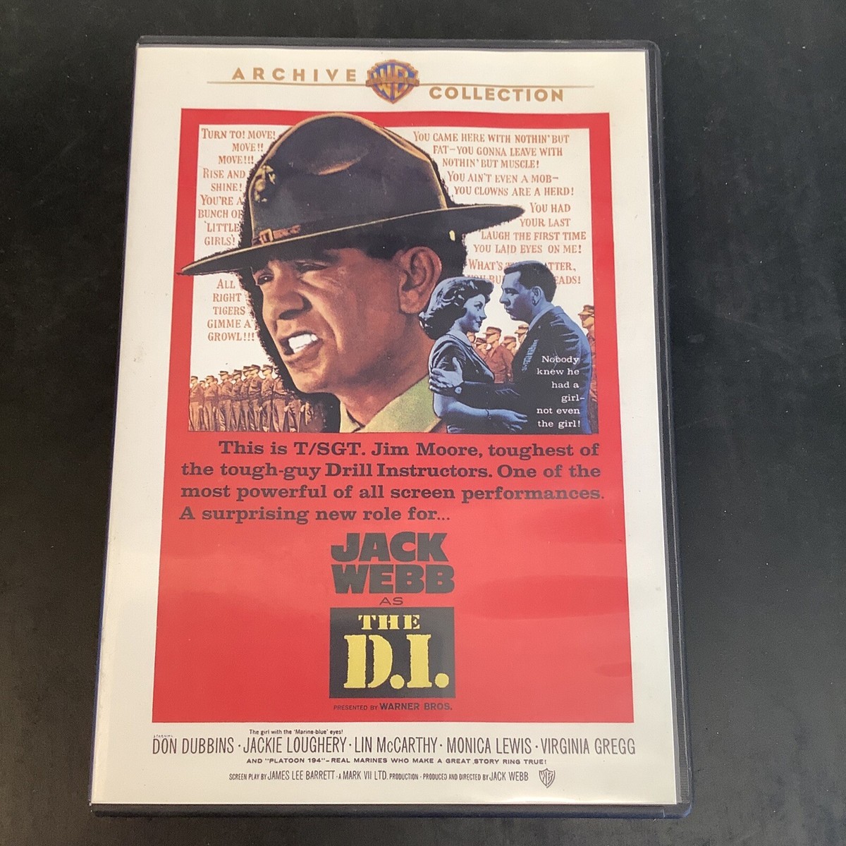 Jack Webb The Di The D.I. [New DVD] Black & White, Full Frame, Mono