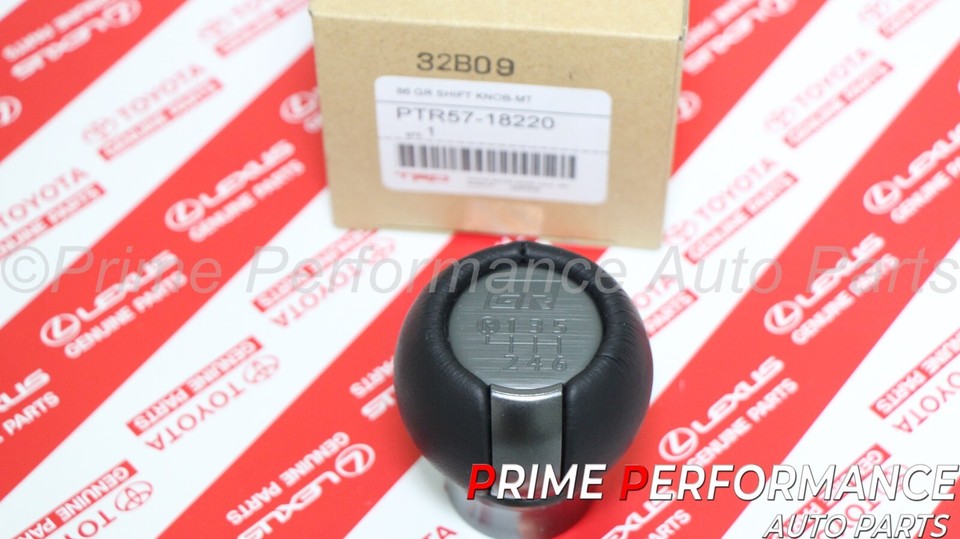 Toyota 2022-2026 GR 86 Black Leather Manual Shift knob PTR57-18220 OEM ...