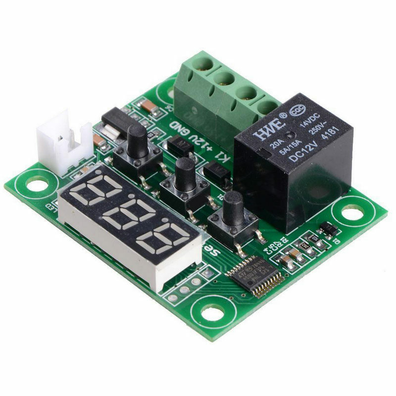 W1209 12V Digital Temperature Controller Switch Relay + Sensor Temp ...