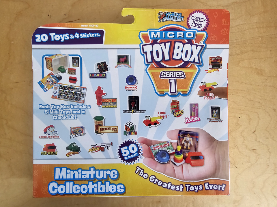 World's Smallest Micro Toy Box Series 1 Mini Collectibles 20 pc Set | eBay