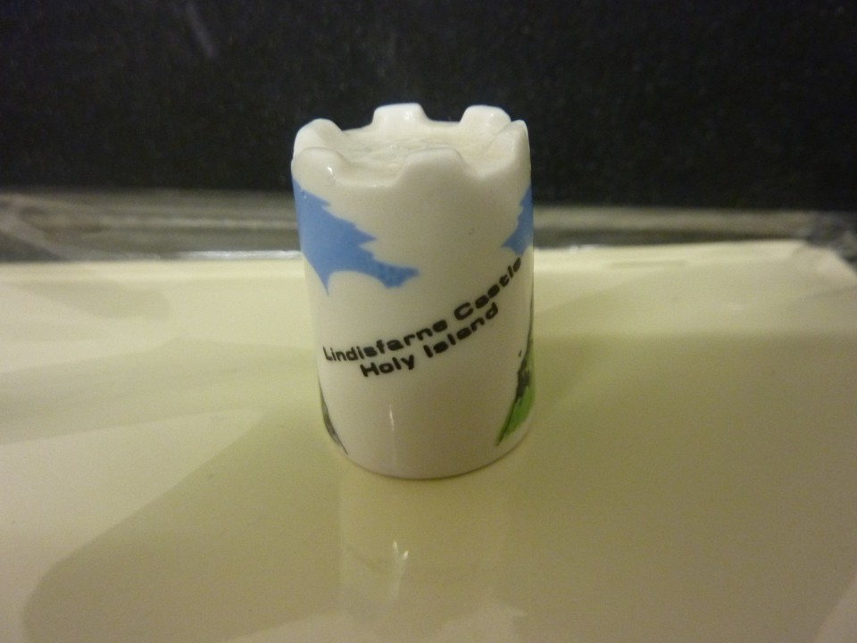 Lindisfarne Castle Holy Island Birchcroft China Thimble Great Britain ...