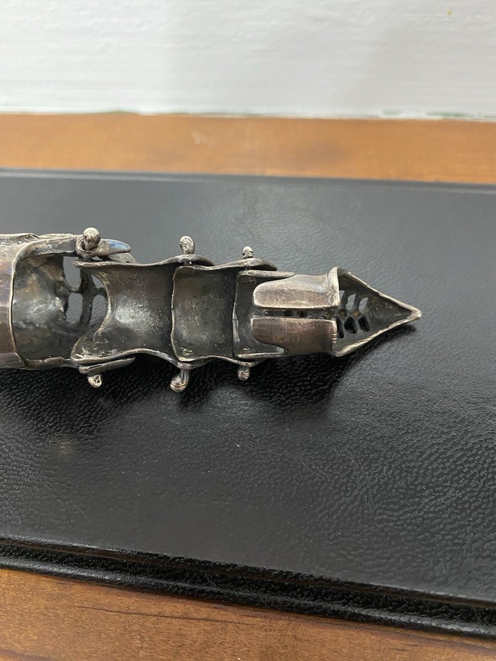 Handmade .925 Sterling Silver Full Finger Ring, Finger Shield Size 8 ...