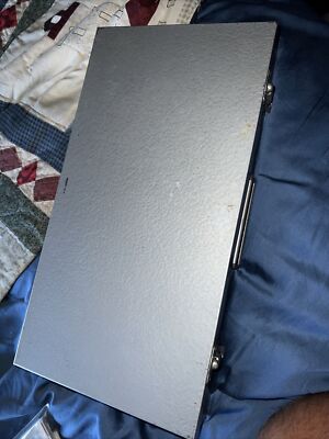 Metal Slide Storage Photography Box 14.5”x 7.75”x2.25” Vintage Retro | eBay