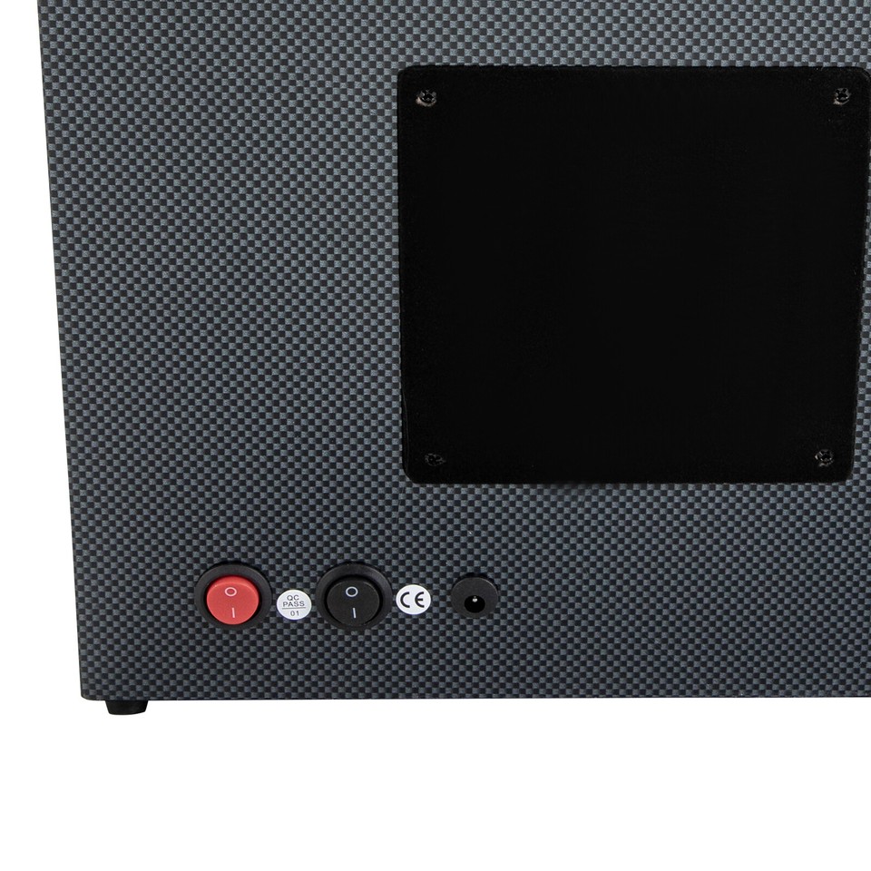 Automatic Rotation 8 Watch Winder Box w/5 Watches Display Storage Case ...