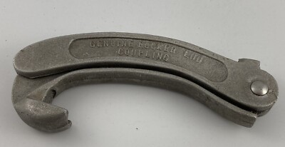 Vintage Akron Brass genuine rocker lug coupling Spanner hose wrench.VGC ...