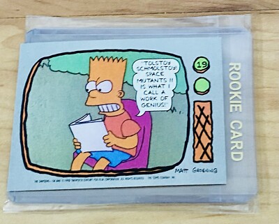 The Simpsons Bart Simpson Rookie 1990 Topps Card #19 Vintage 90’s NM | eBay