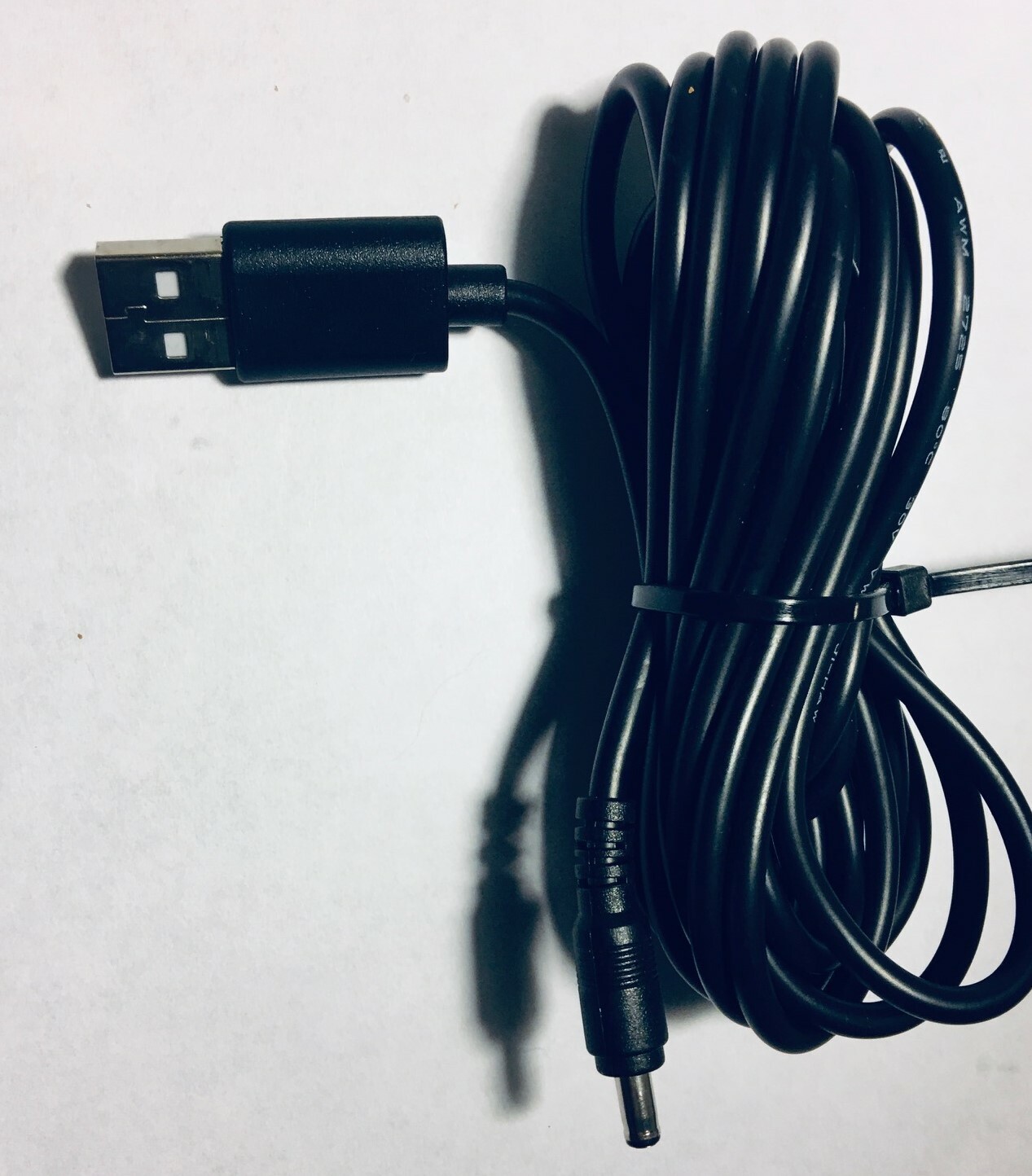 10 FEET-BLACK USB POWER / SYN CABLE FOR AMCREST INDOOR AND OUTDOOR 5V ...