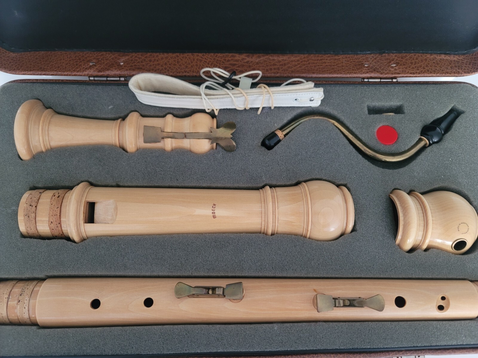 Moeck Rottenburgh 259 bass recorder Natural maple with original case ...