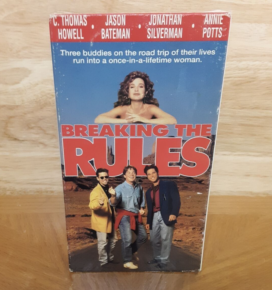 Breaking The Rules VHS VCR Video Tape Used Movie Jason Bateman Annie ...