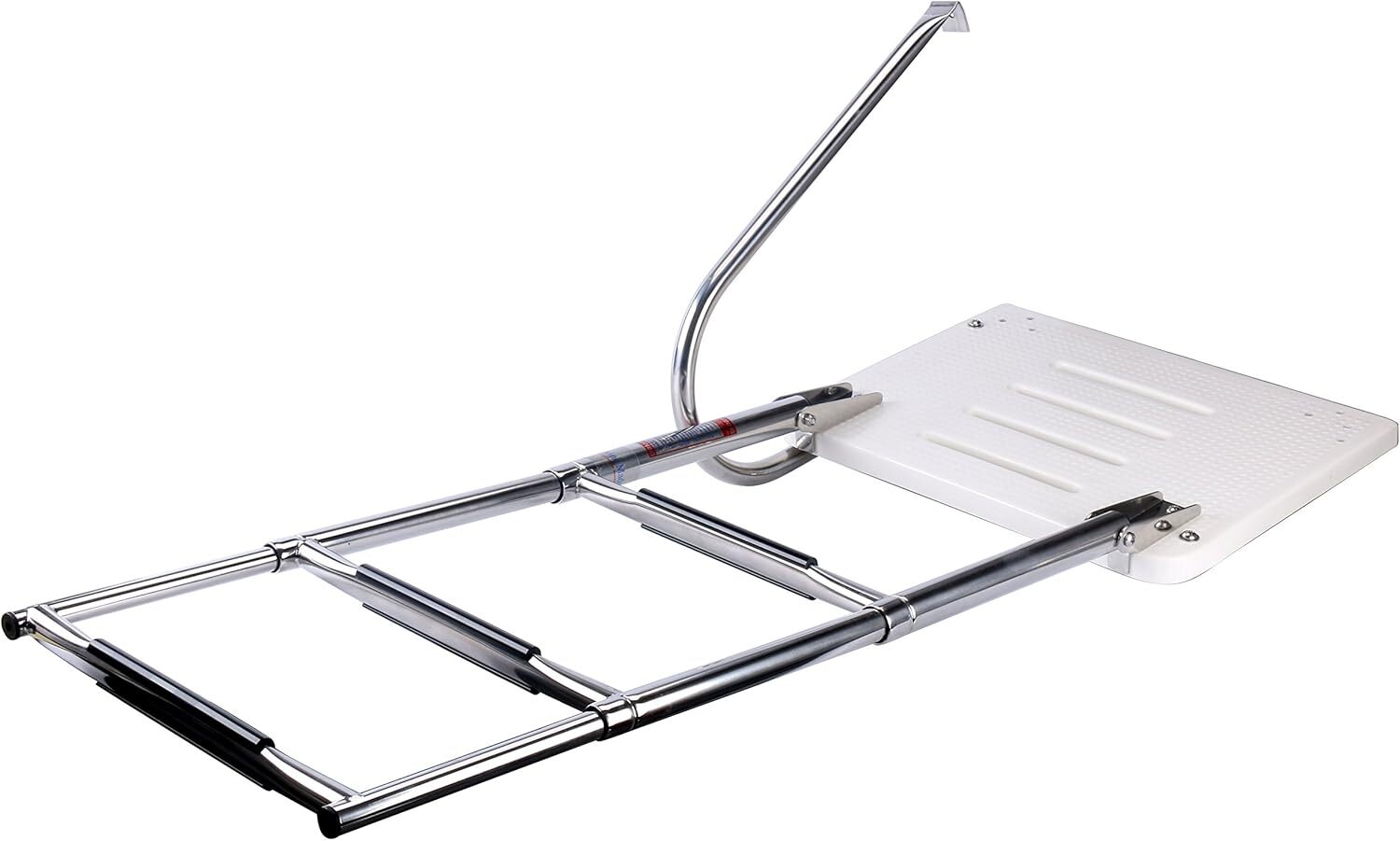 3 Step Universal Inboard Swim Fiberglass Platform Fold Down Ladder W ...