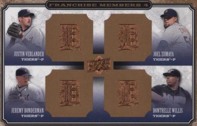 2008 Upper Deck A Piece of History - Franchise Members 4 Justin ...