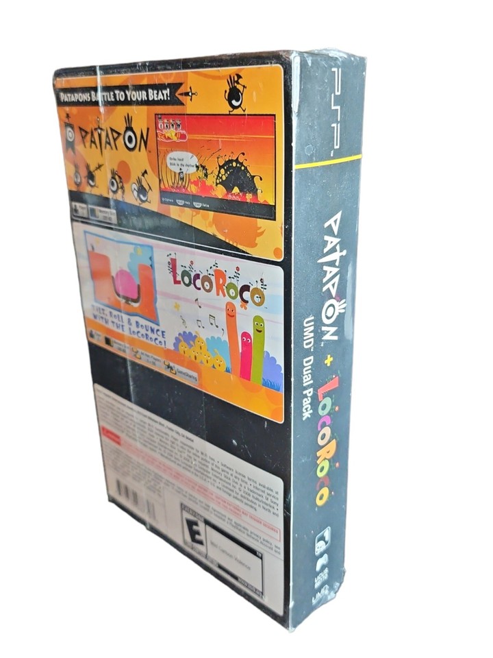 UMD Dual Pack Patapon LocoRoco (Playstation PSP, 2012) Factory sealed ...