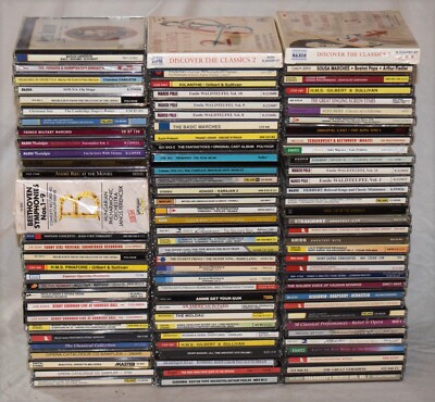 Lot of 94 CDs Mixed Classical, Opera, Show Tune - CD Lot - Koch ...