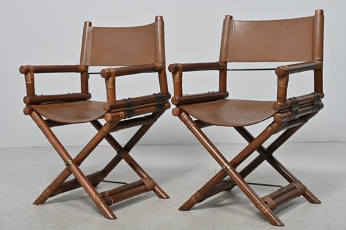 Lydia Levi-McGuire Directors Chairs, pair | eBay