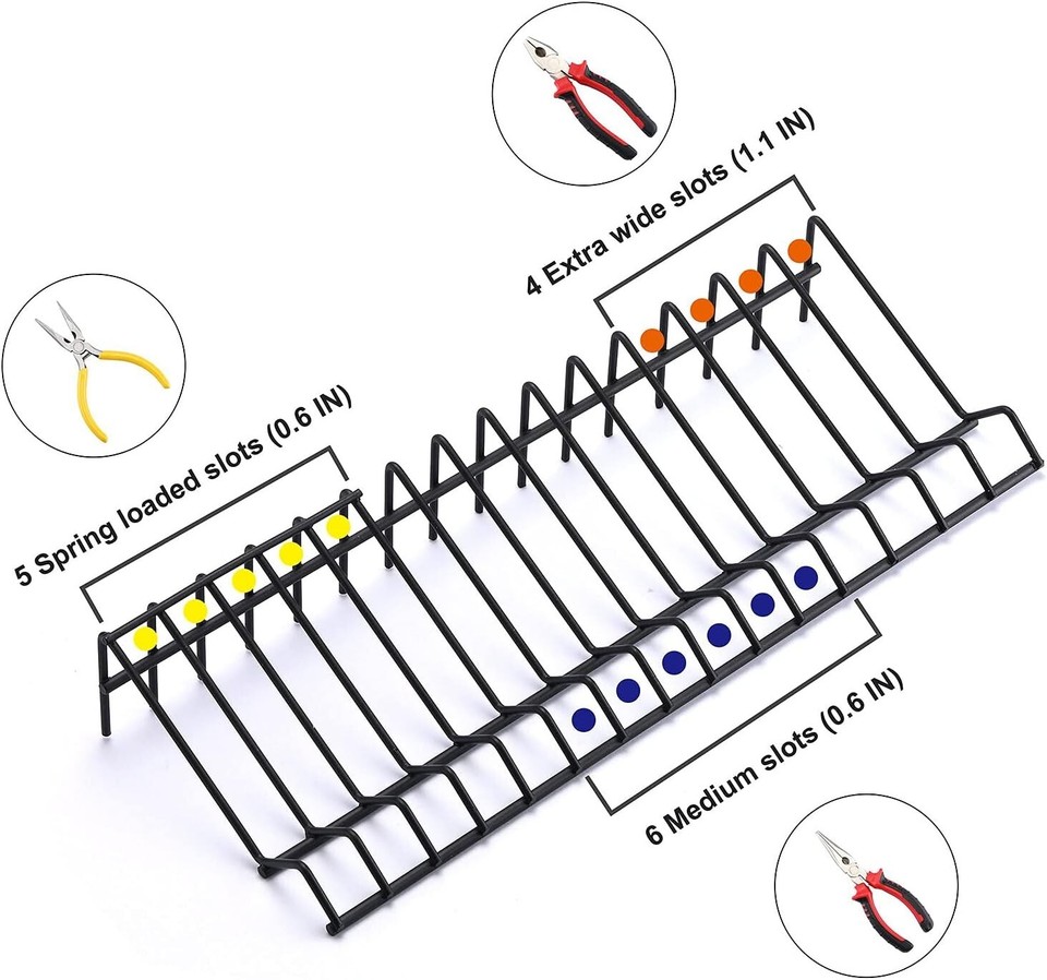 Organizer Rack, 2 Rack, Wrench Hand Tool Holder, Tool Box Storage and ...