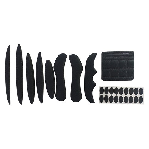 27pcs Cycling Helmet Inner Pads Kit Sealed Sponge for Motorcycle (Black ...