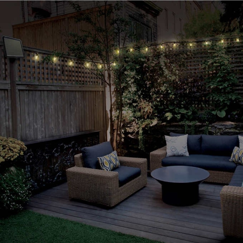 Sunforce 35' Solar LED String Lights with Remote Control - 15 Bulbs | eBay