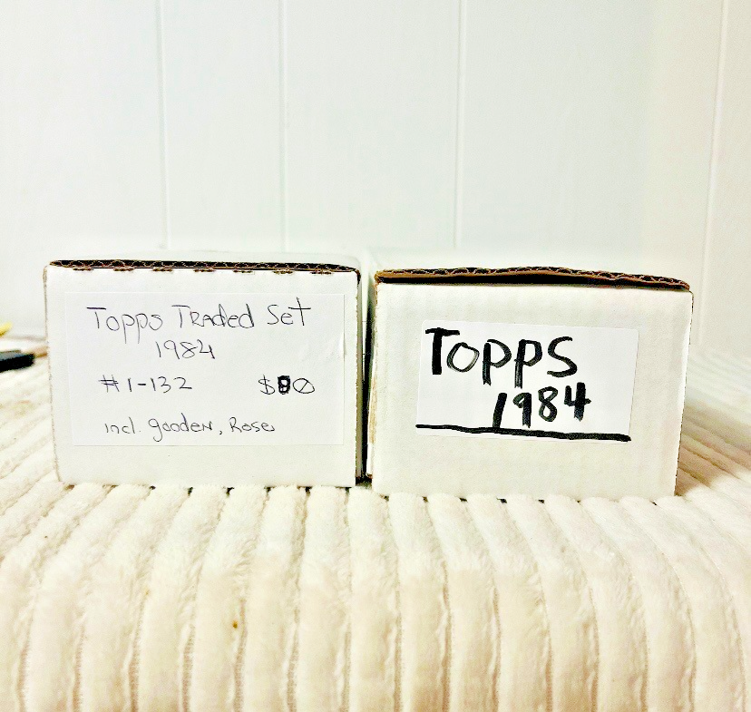 1984 Topps MLB Baseball Complete Factory Set + Topps Traded Series Set ...