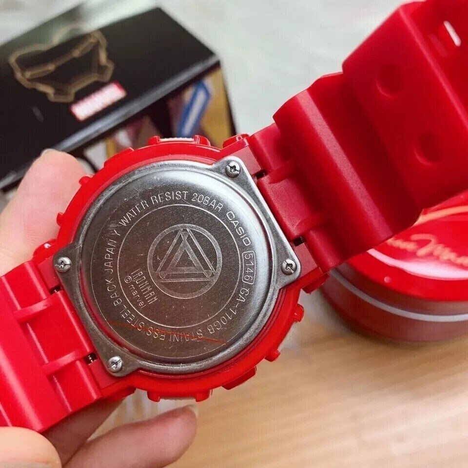 2024 Red Casio Fashion G - Shock 110 Marvel Iron GA110 Man watch Hot ...