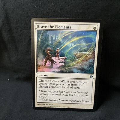 Brave The Elements Zendikar Original NM Pack Fresh Magic The Gathering ...