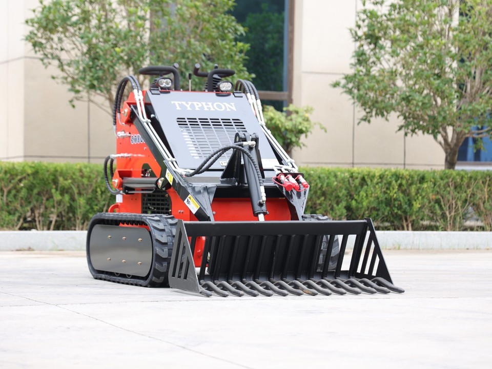 New 1,800lbs Mini SkidSteer Loader 23HP Gas EPA B&S Engine Multiple ...