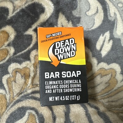 Dead Down Wind 1200N Unscented Scent Eliminator Hunting Bar Soap 4.5 Oz ...
