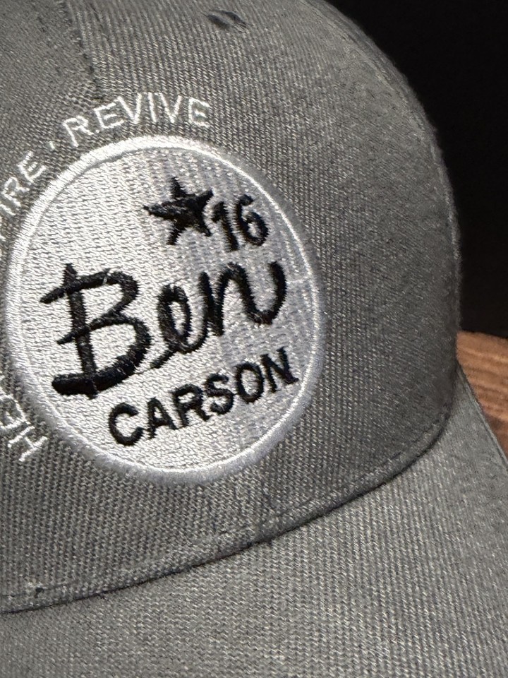 Ben Carson "Heal-Inspire-Revive" Baseball Hat--Gently Worn, Great ...