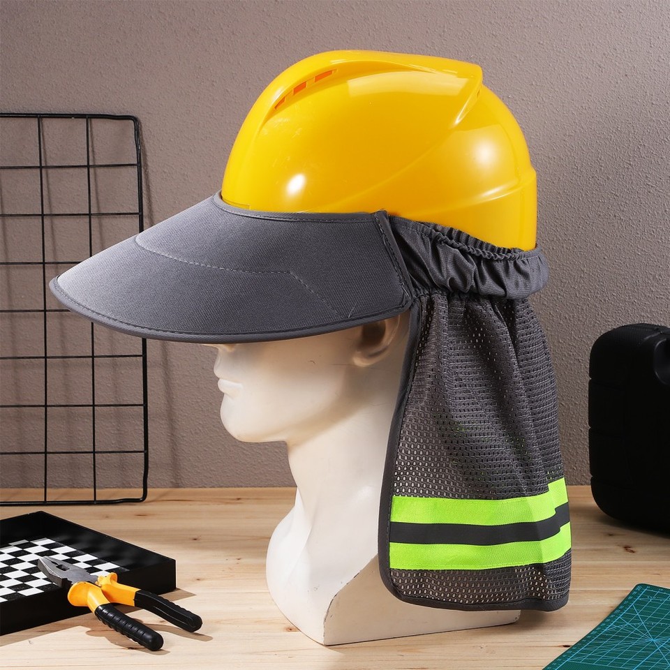 Sunshade Hat Visor Protector Safety Construction Protection | eBay ...