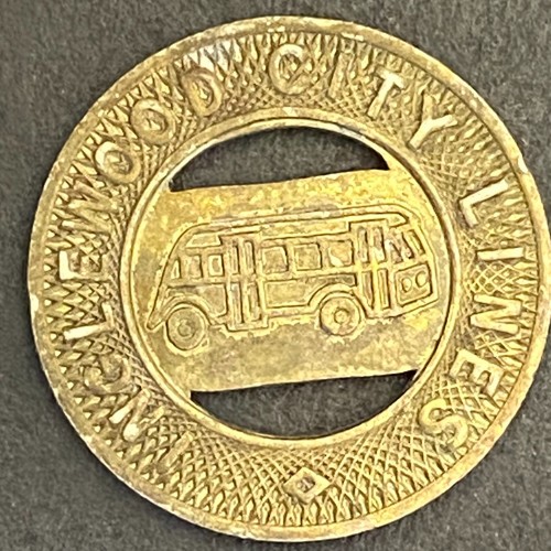 Inglewood City Lines G/F One Fare Transit Token WM 16mm Scarce (#4) | eBay