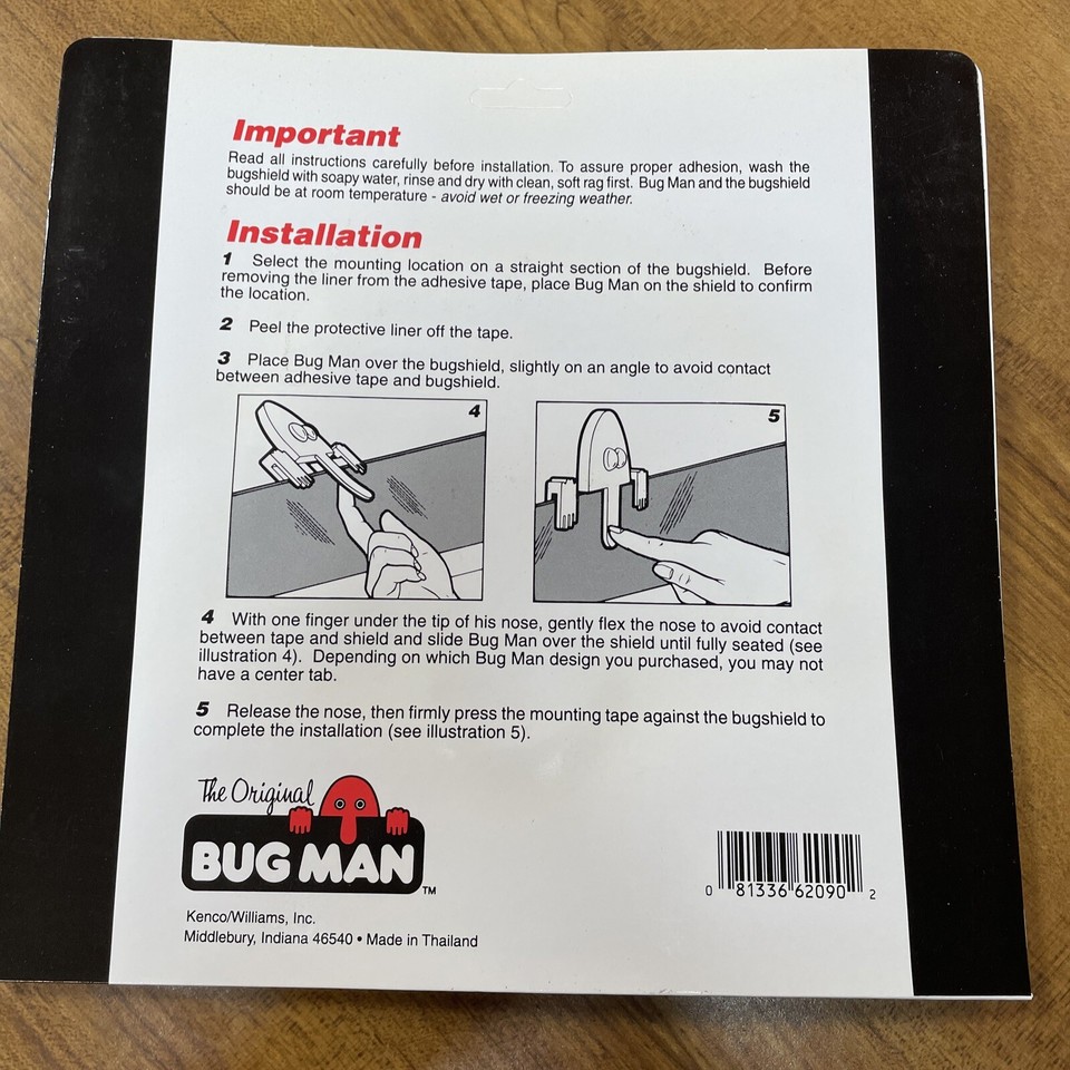 Kenco BUG MAN Green BUG MANIA Kilroy Was Here BugMania Stone Deflector ...