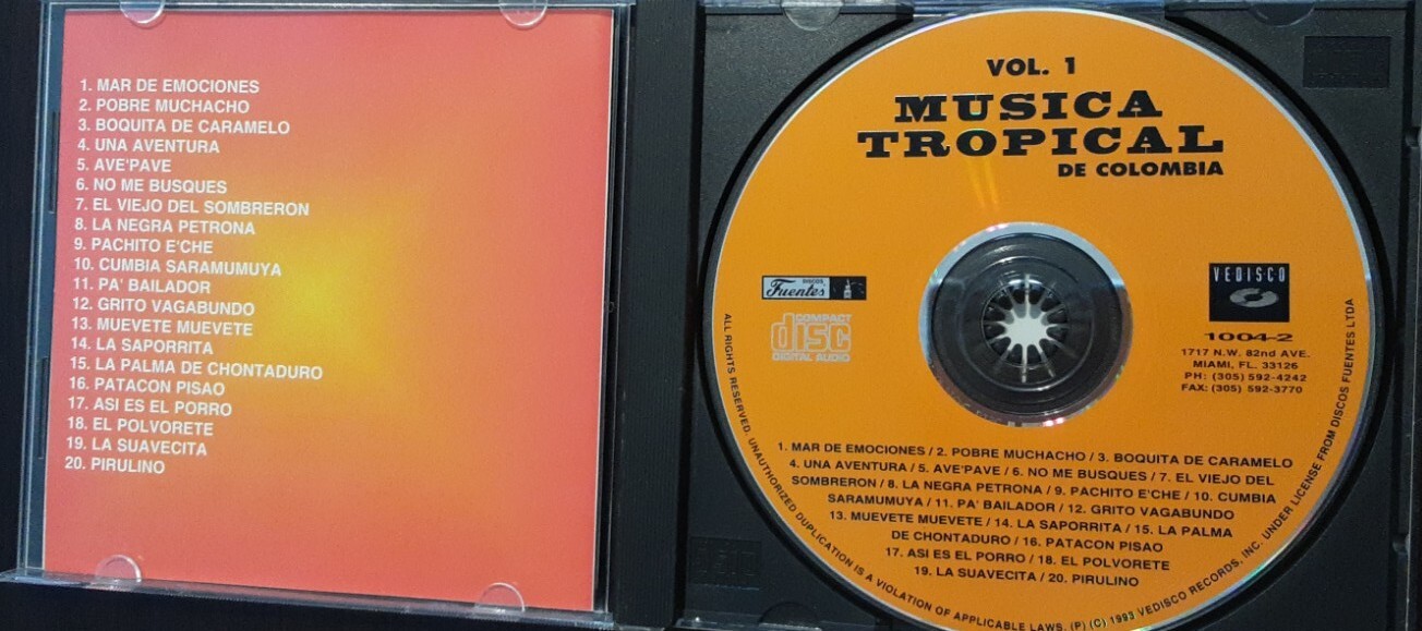 Musica Tropical, de Colombia vol.1, cd | eBay