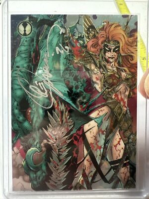 Spawn Chromium Cards #61 Angela 1996 Greg Capullo Autograph | eBay