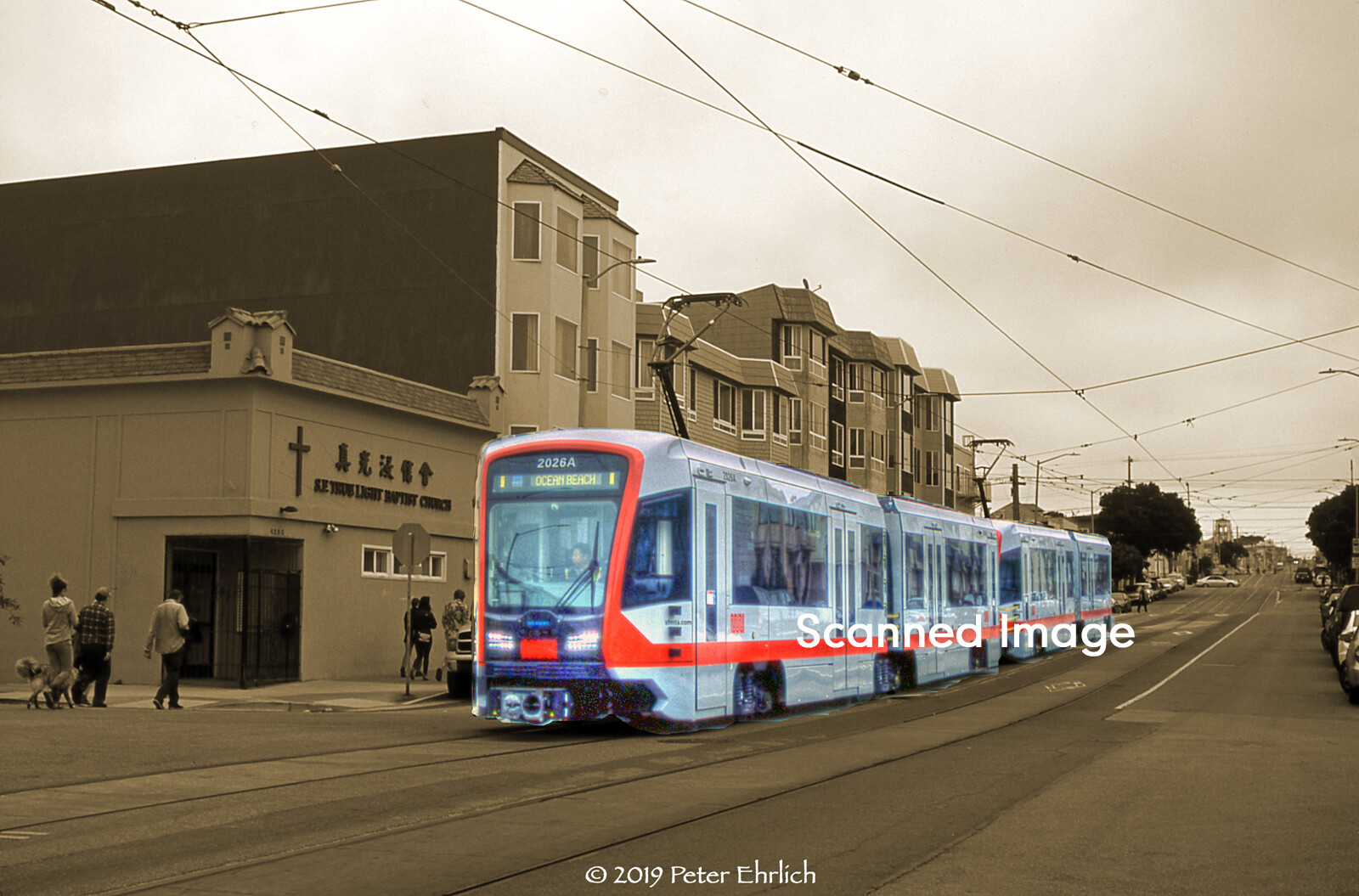 Original Photograph: Muni Siemens LRV4 2026 at Judah/48th Avenue OB | eBay