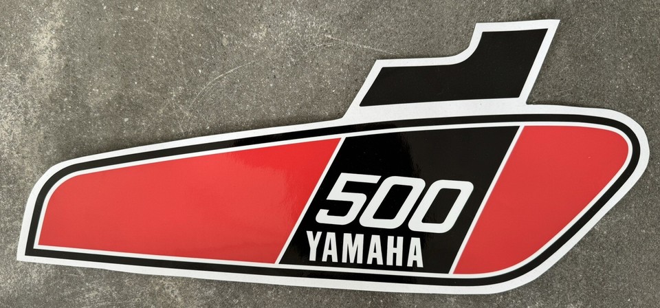 yamaha TT500 1976 Tank Decals / Sticker Kit / Graphics Kit / Vintage 4 ...