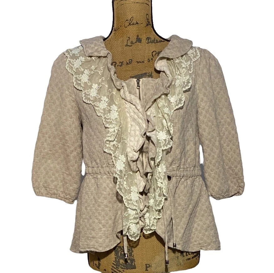 Cream Lace Texture