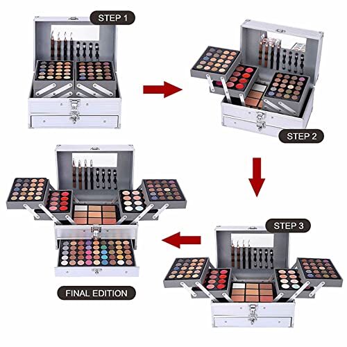 132 Color All In One Makeup Kit,Professional Makeup Case Set for Teen ...